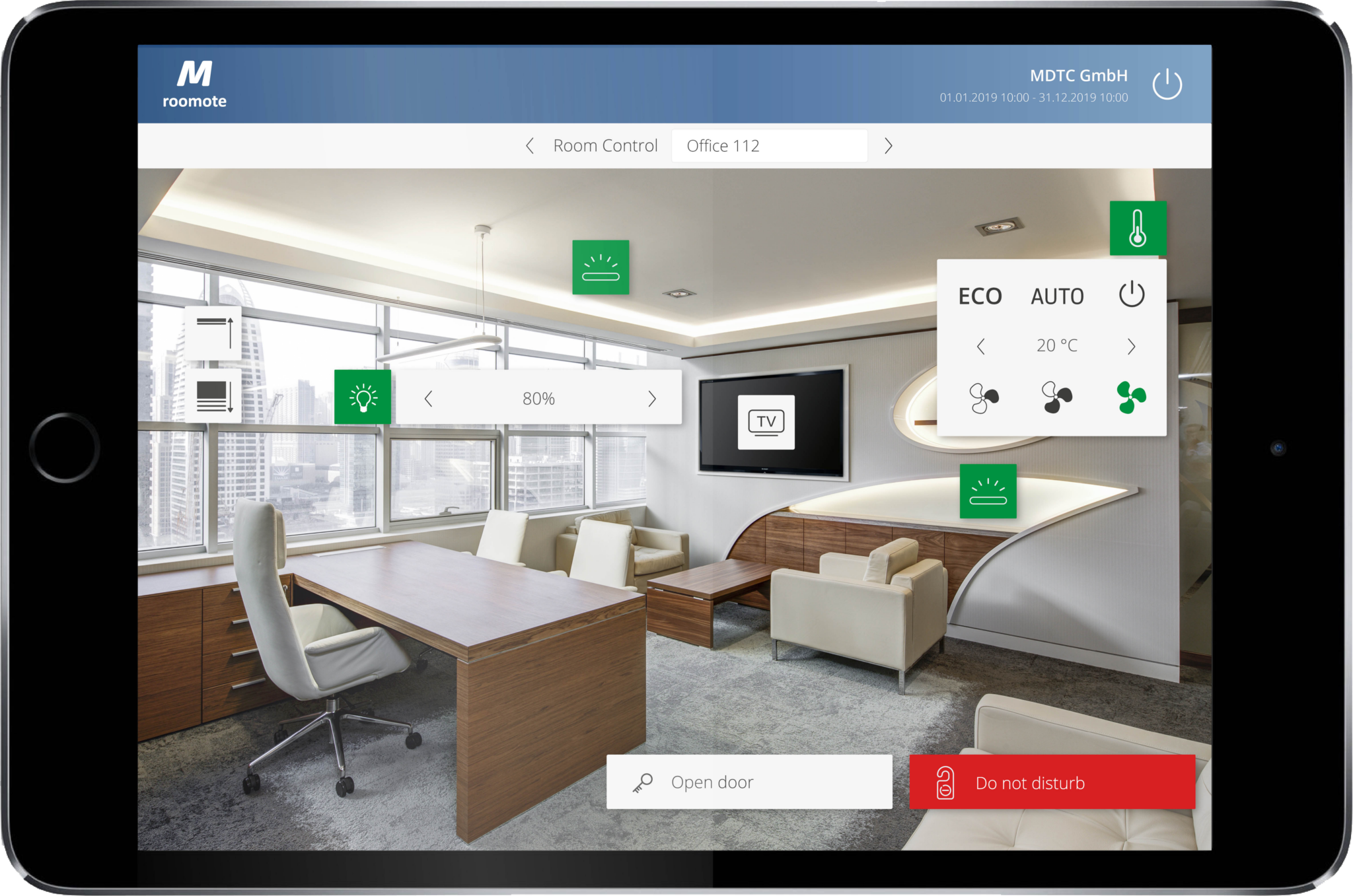Room Automation - MIDITEC - Lösungen für Zeiterfassung & Zutrittsmanagement